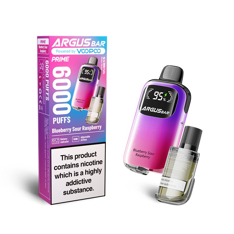 ARGUS Bar Prime 6000 Disposable Vape Box of 5 - #Simbavapeswholesale ...