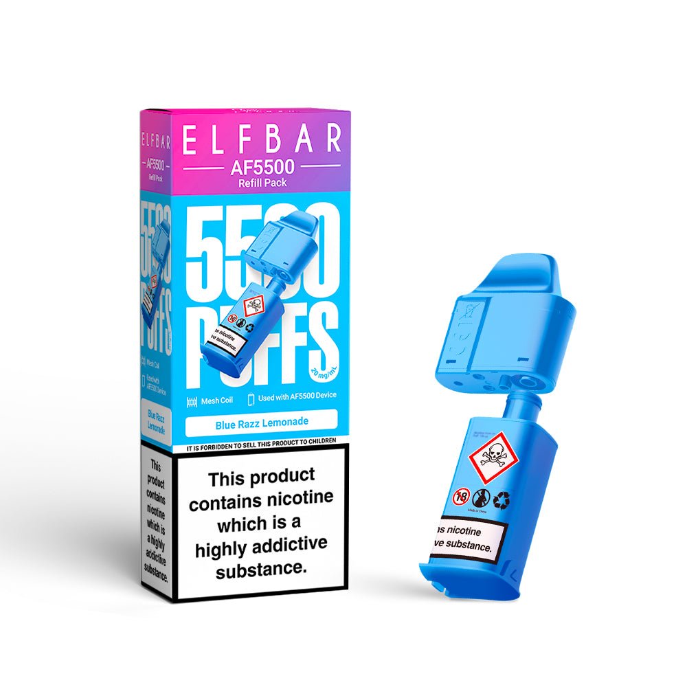 Elf bar AF5000 Refill Replacement Pods Box of 5 - Wholesale Price