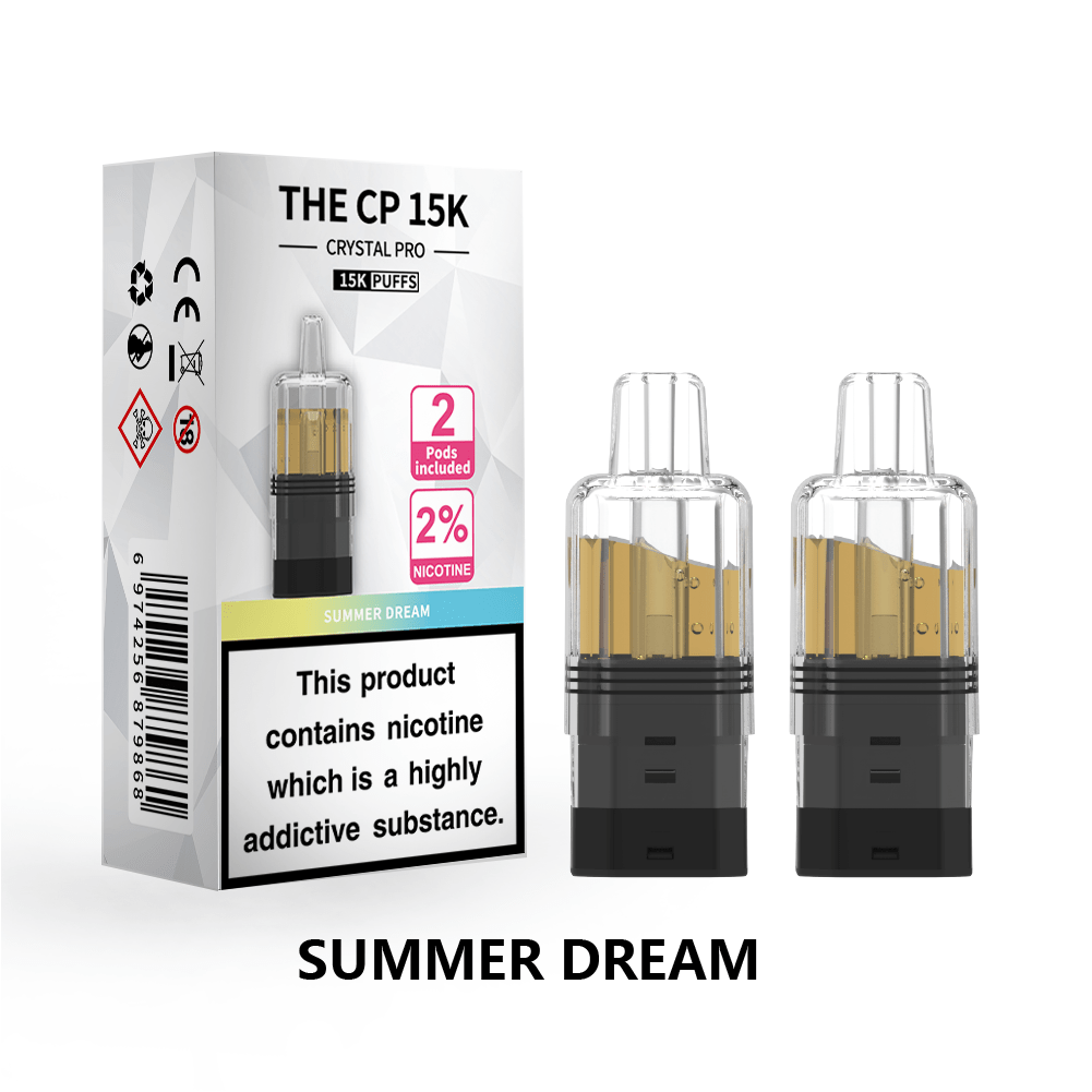 The Crystal Pro CP 15k Replacement Pods Box of 5