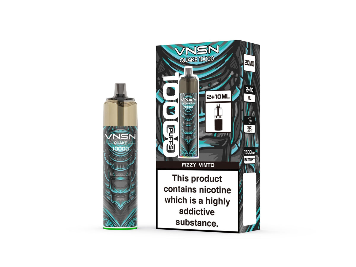 VNSN Quake 10000 Prefilled Refill Pod Vape Kit Pack of 5 - Wholesale ...