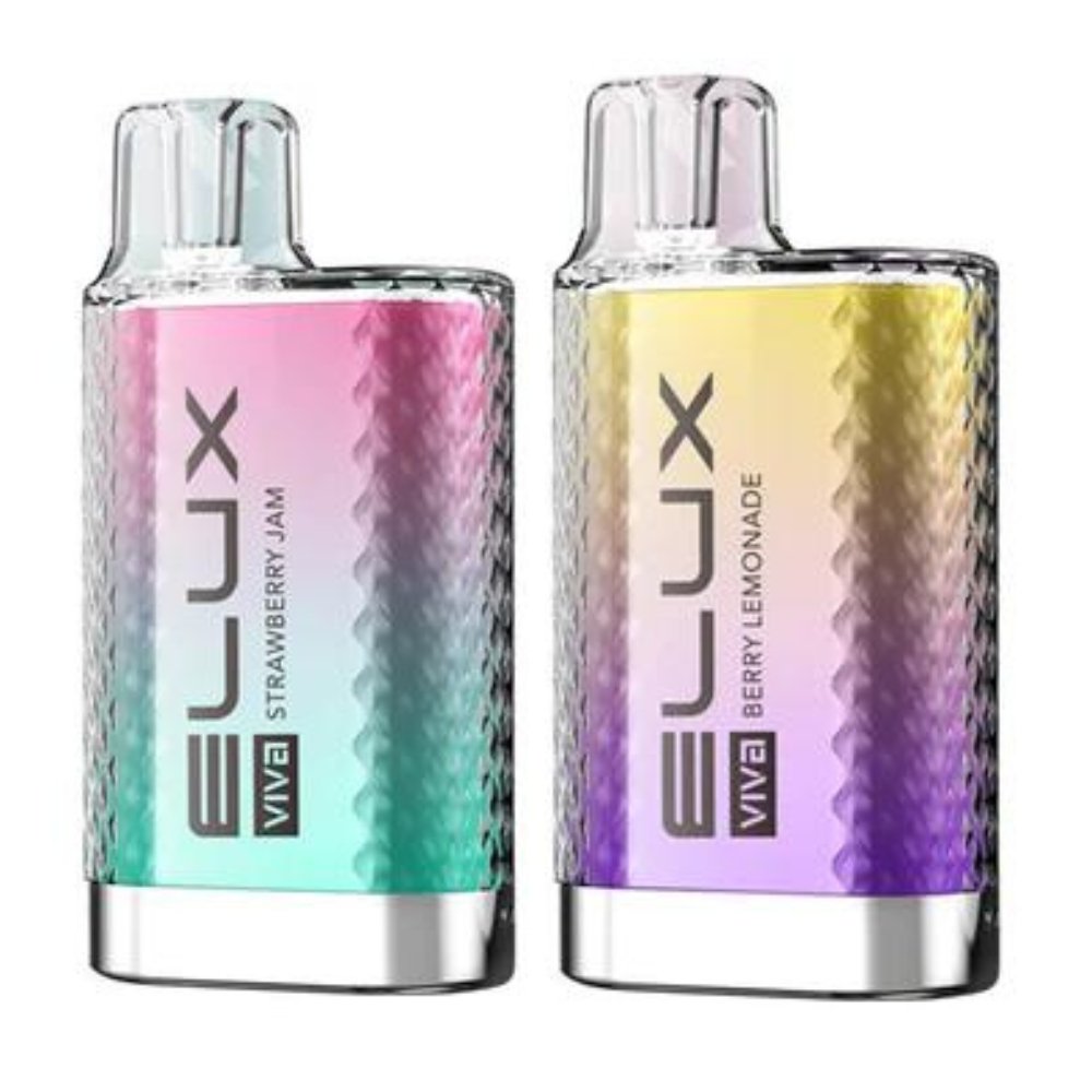 Elux Viva 600 Crystal Disposable Vape Puff Bar Pod Box of 10 - # ...